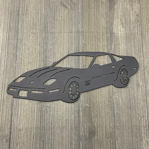 Sleek C4 Corvette - 4th Generation Metal Sign - 1984-1996 | Northwest ...