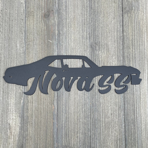 Chevrolet Nova SS - 1968-1974 - Metal Sign Cutout | Northwest Custom Met