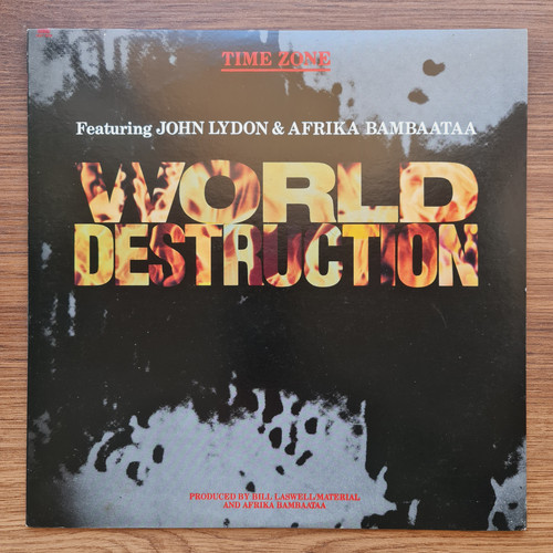 Time Zone Featuring John Lydon & Afrika Bambaataa – World Destruction ...