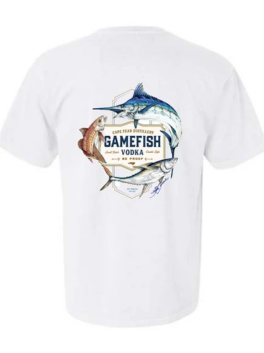 GameFish Vodka Short Sleeve T-Shirt | Cape Fear Winery