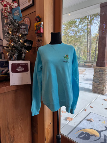 Tipsy Toad Crew Neck (Blue) | Tipsy Toad Gallery