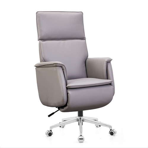 Leeton Office Recliner Chair Koala Grey | HelloFurniture