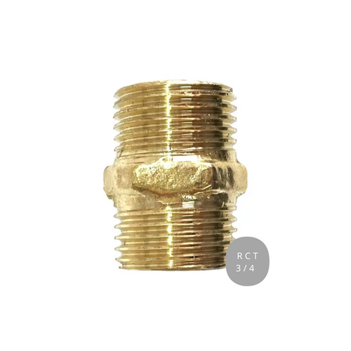 Rosca con Tuerca 3/4 Bronce Roscador | Casa Bella