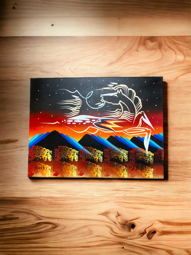 Spirit Horse 1 - Original by Sam Two Bulls | mysite