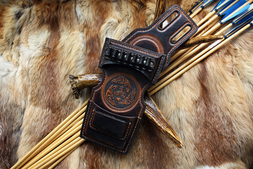 Alpian Hunter Field Quiver - Special Detail Design | FourHorsemenLeather