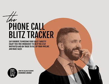Blitz Tracker | The Selling Playbook