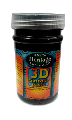 Contour Paste Black 250 ml | art-stop