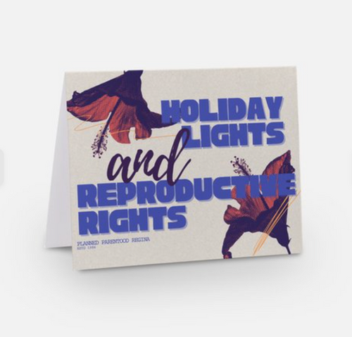 Holiday Lights and Reproductive Rights Greeting Card | PPR