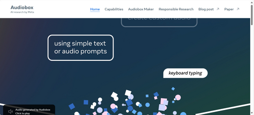 Meta의 오디오박스 | Aiorb