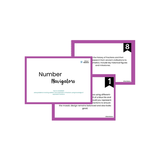 Number Navigators Year 6 AC9M6N05 | Thrive Central