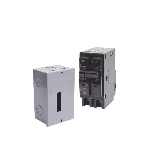 Kit Centro de Carga para sobreponer con 1 Interruptor T rmico de 2 Polos, 30Amp | Energy Center