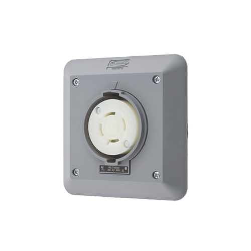 Recept culo con Bloqueo de Media Vuelta Industrial 30 A 600 V CA / 3 Polos 4 Hi | Energy Center