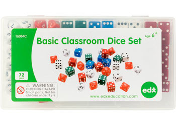 EC Basic Classroom Dice Set | Artandcraftworld