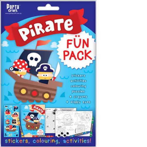 Portacraft Activity Fun Pack Pirate | Artandcraftworld