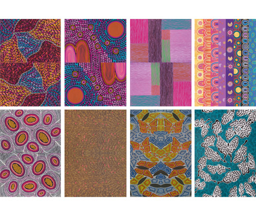 CS Pattern Paper A4 40's Contemporary Australian Indigenous | Artandcraftworld