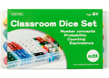 EC Classroom Dice Set | Artandcraftworld