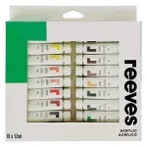 Reeves Paint Set - Acrylic (18) | Artandcraftworld