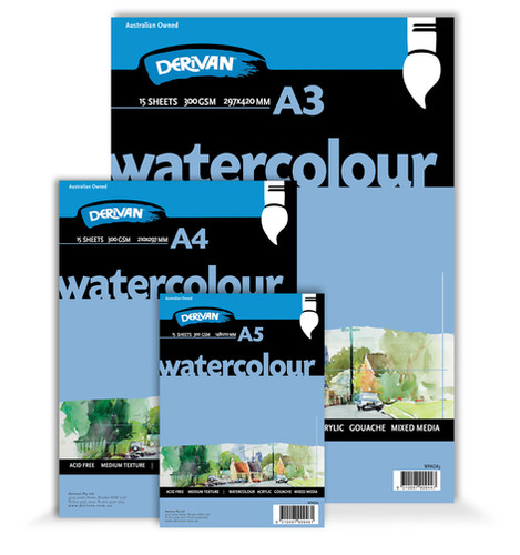 Derivan Watercolour Pad White | Artandcraftworld
