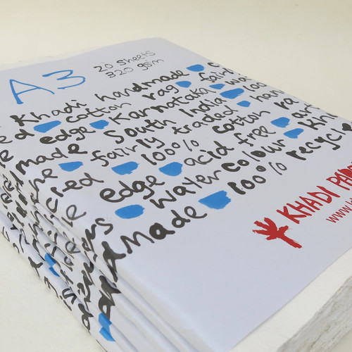 Khadi Handmade Paper - A3 320GSM | Artandcraftworld