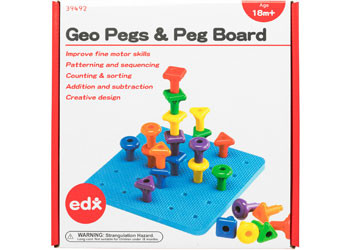 EC Geo Pegs and Peg Board | Artandcraftworld