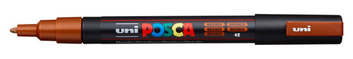 PC-3M Posca Marker Fine Tip - Bronze | Artandcraftworld