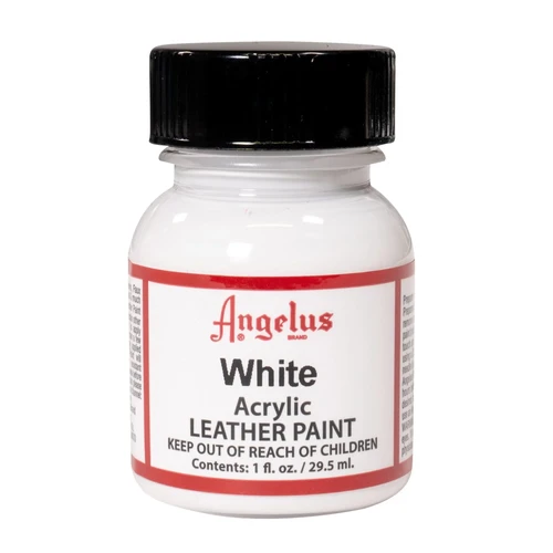 Angelus Leather Acrylic Paint 29ml - White | Artandcraftworld
