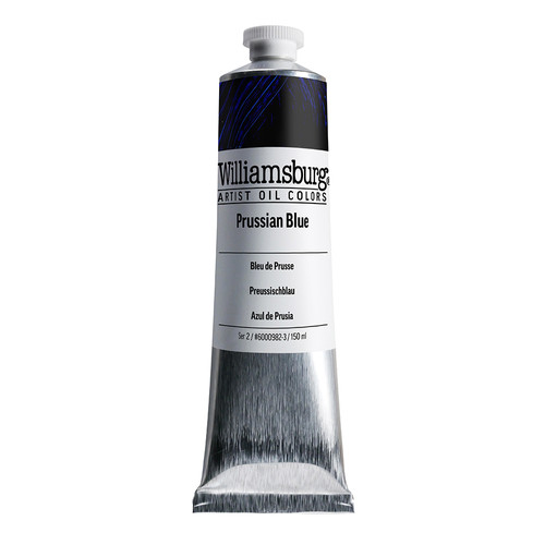 Williamsburg Artist Oil Colour - Prussian Blue | Artandcraftworld
