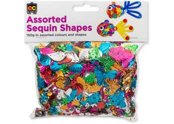 EC Sequins Assorted Shapes | Artandcraftworld