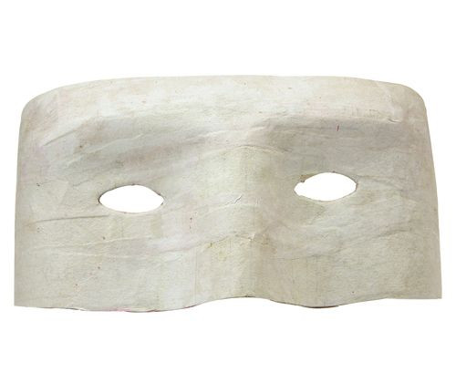 CS Papier Mache Half Face Mask | Artandcraftworld