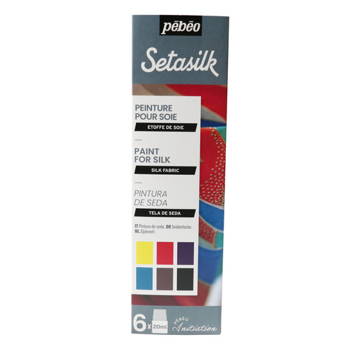 Pebeo Setasilk Silk Paint Discovery Set | Artandcraftworld