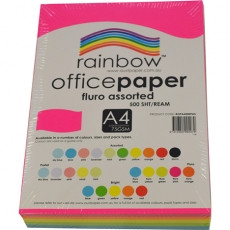 Office Paper A4 500 Sheets Fluro | Artandcraftworld