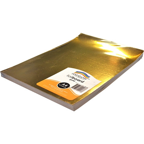 RB Foil Board A4 - Gold (50) | Artandcraftworld