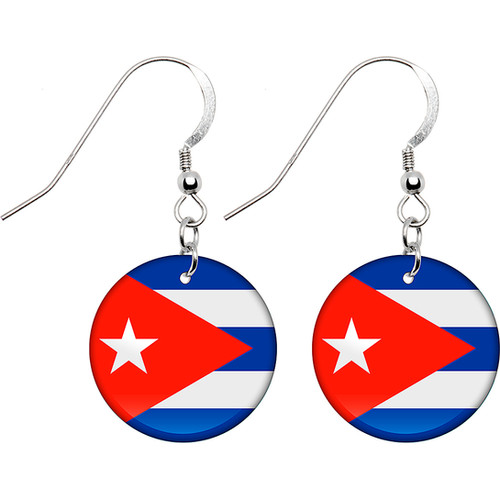 Cuba Flag Earrings | globalkinis