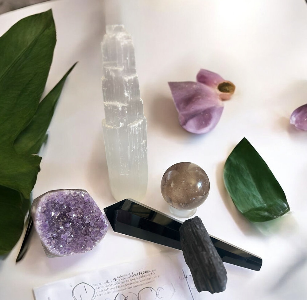 What Crystal Removes Negative Energy?