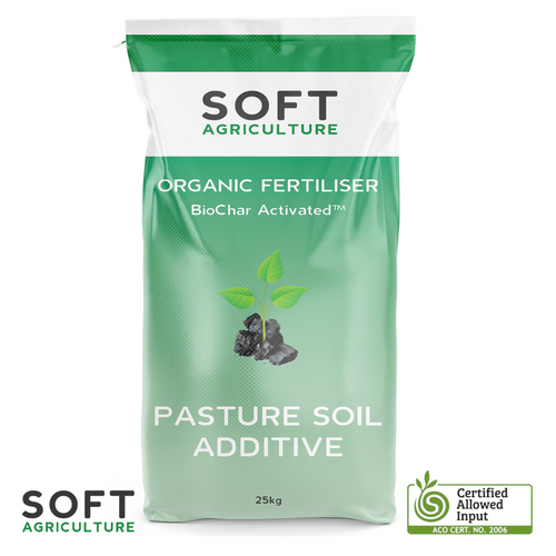 BioChar Activated™ Pasture Soil Additive | Soft Agriculture