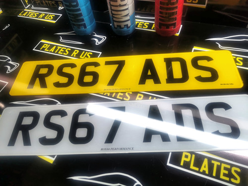 PAIR OF 2D STANDARD NUMBER PLATES | Plates R Us