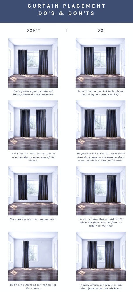 Curtain Placement Do's and Don't