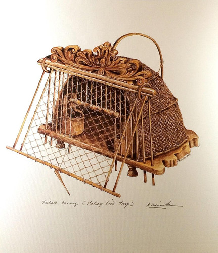 Traditional Malay Artifacts ; 6.Malay Bird Trap | kasimabas