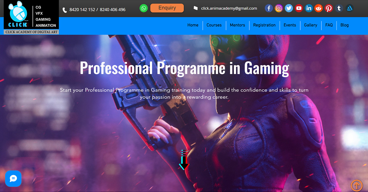 Professional Programme in Gaming | Cada