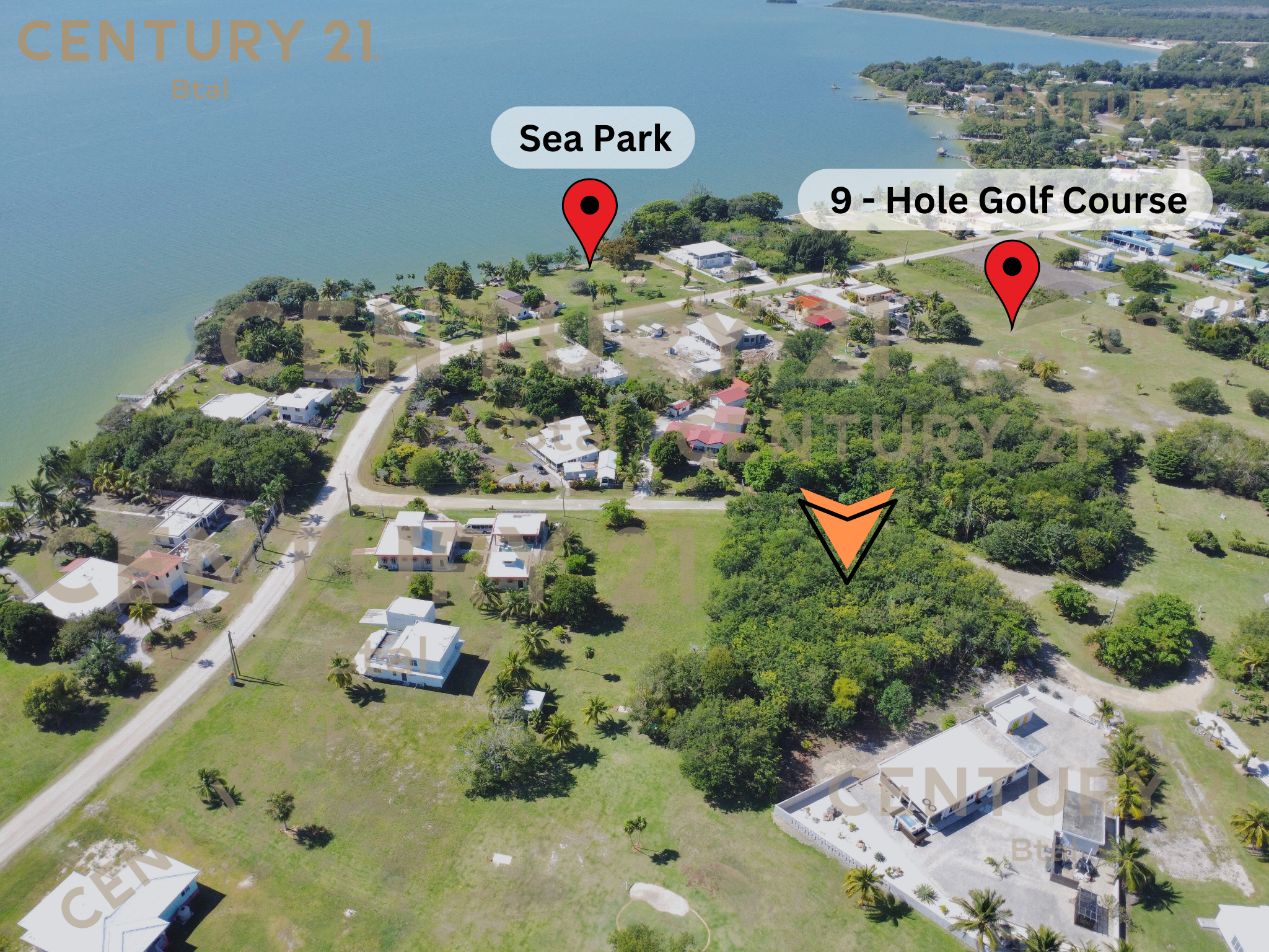 Century 21 Belize Real Estate | 2 Adjoining Parcels - Steps to The Sea ...
