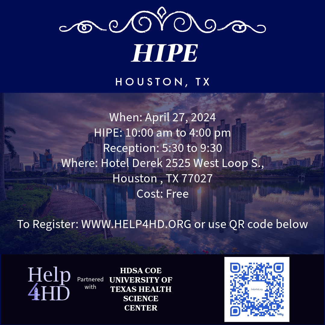 Help 4 HD HIPE, Houston Registration | Help 4 HD Internatio