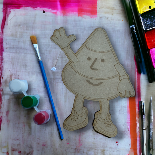 Paint Your Own Mr Urdd Man Mistar Urdd Eisteddfod | Rose and Alexander