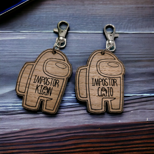 Among Us Game - Impostor Key Ring | Rose and Alexander