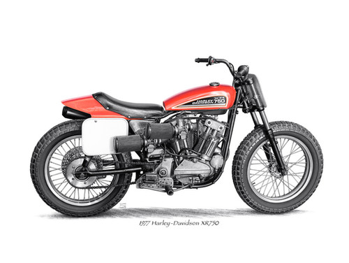 Harley Davidson XR750 | Mechanicsart