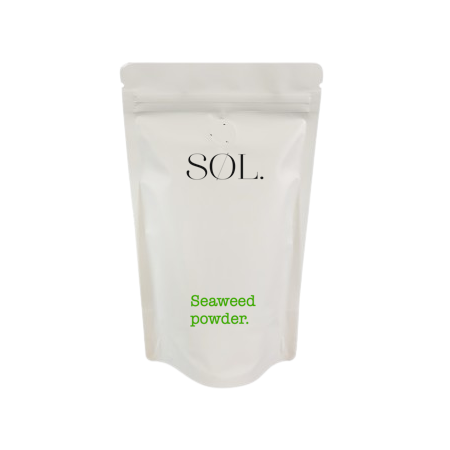 Seaweed powder. | Sølfertilizers