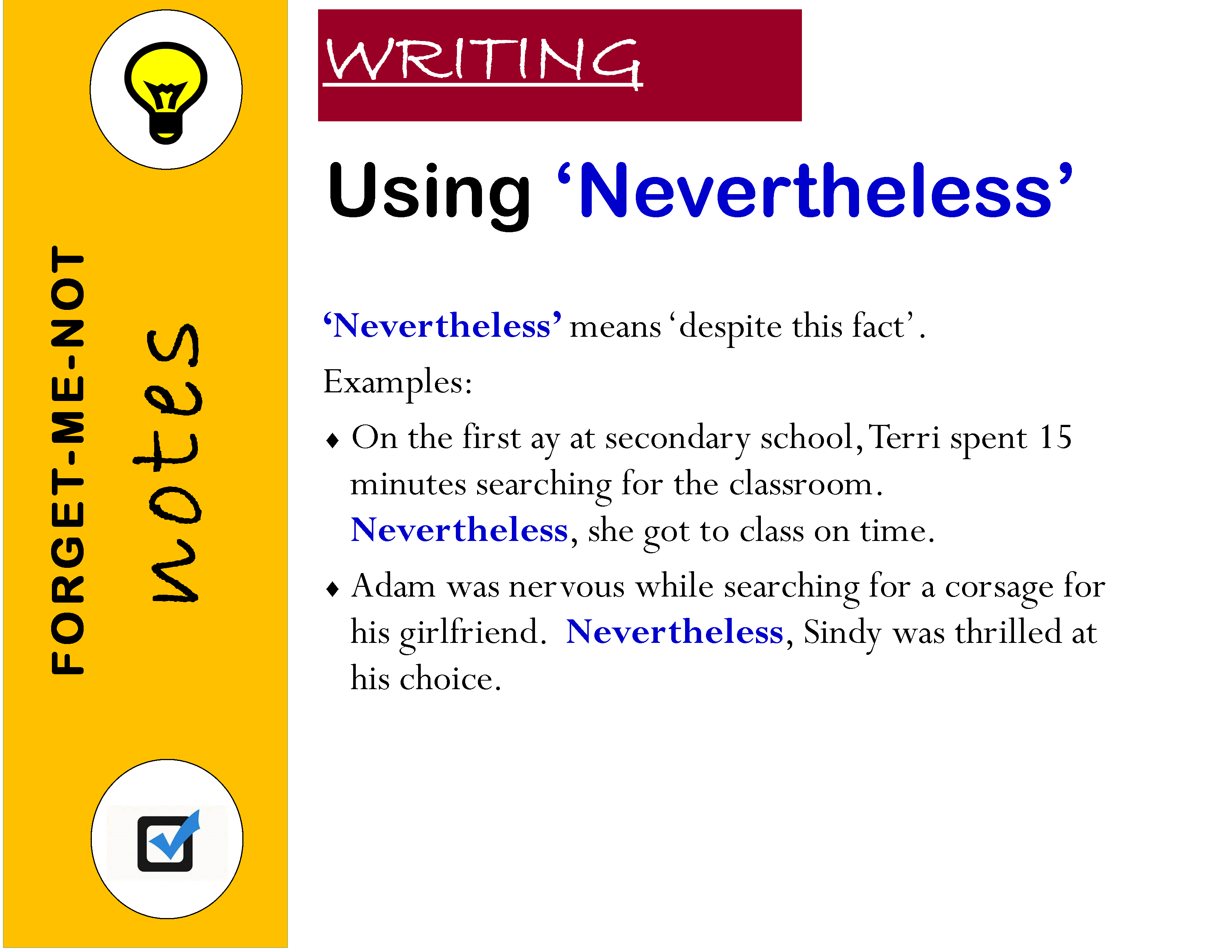 How To Use Nevertheless In English Definition And Example Sentences Images How To Use Nevertheless In English Definition And Example Sentences Images