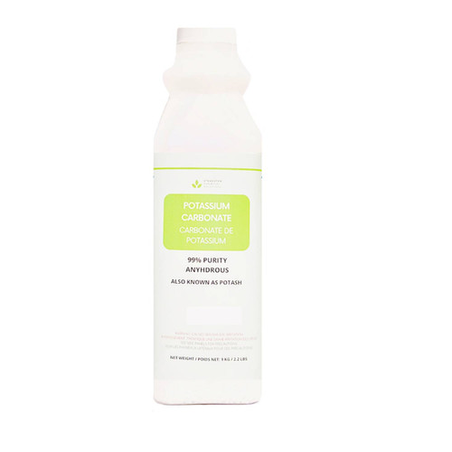 Potassium Carbonate (Potash / Pearl Ash) - 99% Purity - Anhydrous - 1kg ...