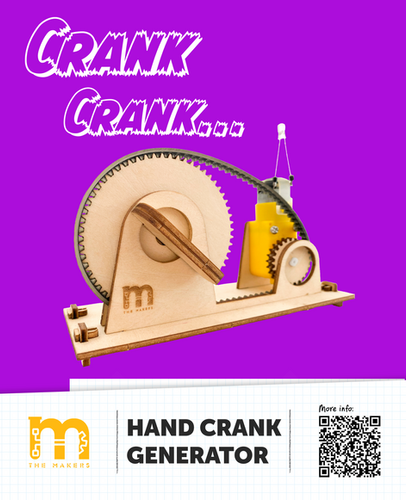 Hand Crank Generator | Makers Box
