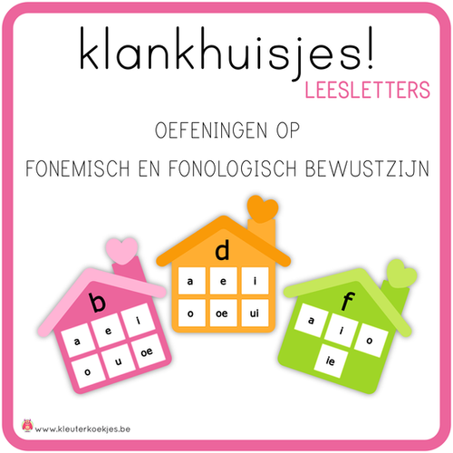 KLANKHUISJES! (leesletters) - Fonemisch en Fonologisch bewustzijn in de ...