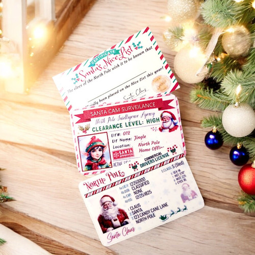 Santa ID Cards | Amati Tesori